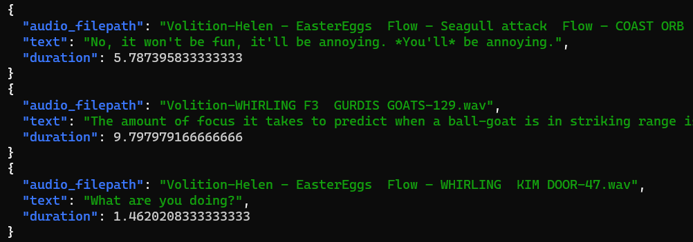 Disco Narrator - Data Formatting - 152334H